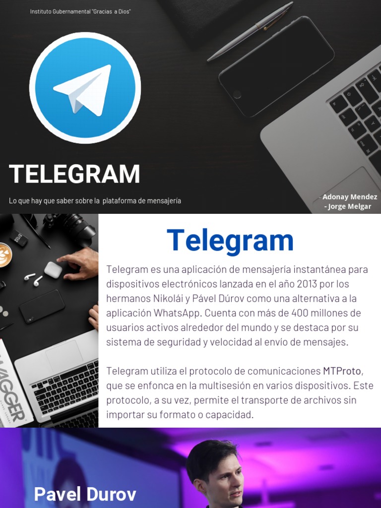 Telegram | PDF | Chat en linea | Facebook