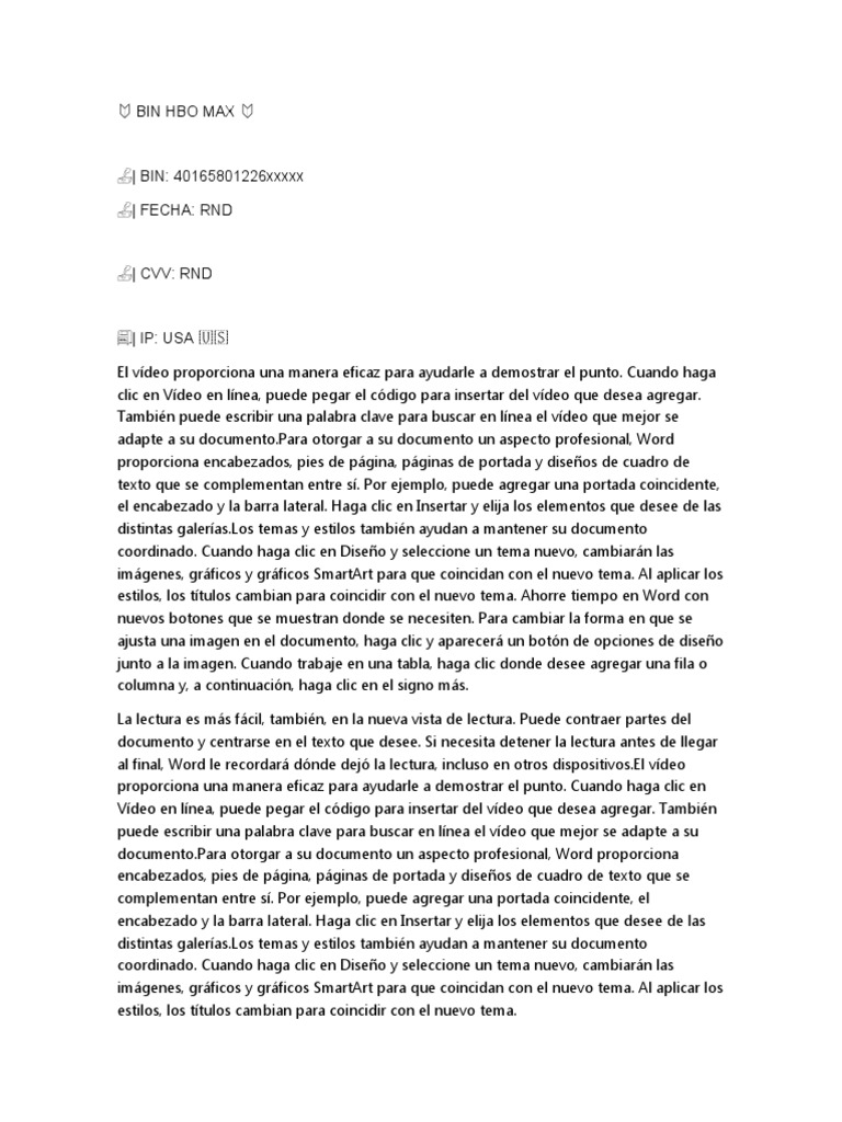 Bins Random | PDF | Vídeo | Imagen