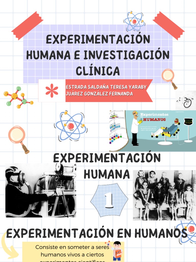 Ética en la Experimentación Humana | PDF | Experimentar | Medicamentos ...