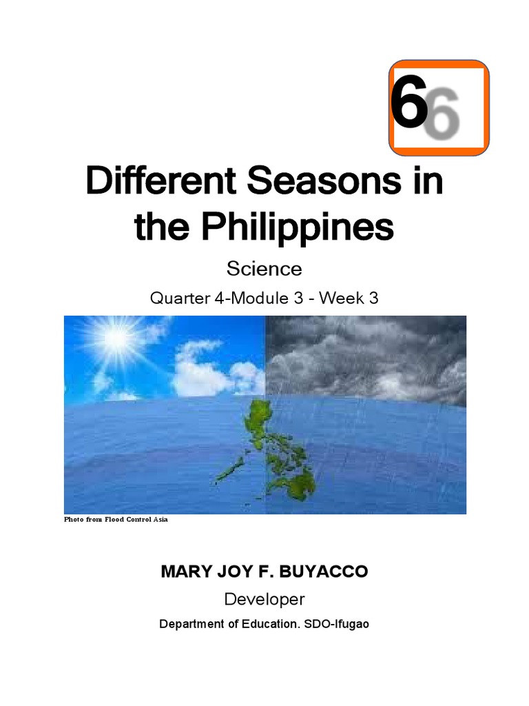 SodaPDF-converted-Sci6 - Q4 - W3-4 Different-Seasons - Buyacco | PDF | Monsoon | Wet Season