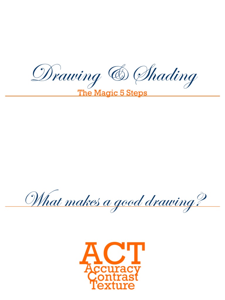 Drawing & Shading | PDF