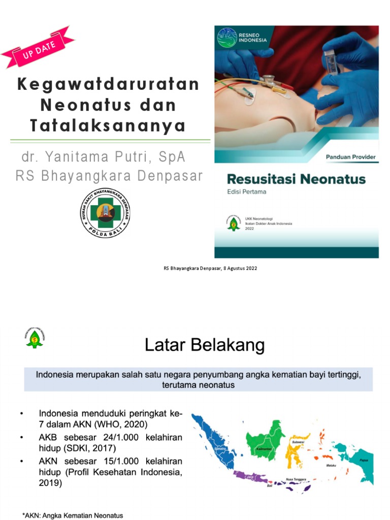 Resusitasi Neonatus Dr. Yanitama, SpA 8 Agustus 2022 | PDF
