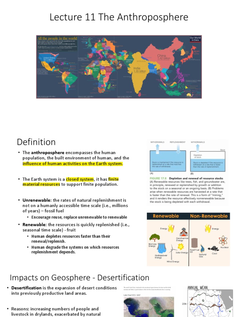 Understanding the Anthroposphere | PDF | Water Pollution | Climate Change