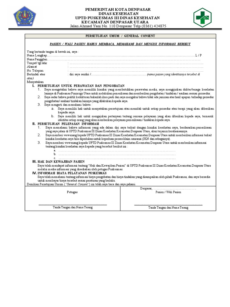 Rekam Medik Rawat Jalan Puskesmas | PDF