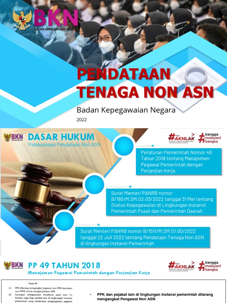 Pendataan Tenaga Non ASN 2022 | PDF