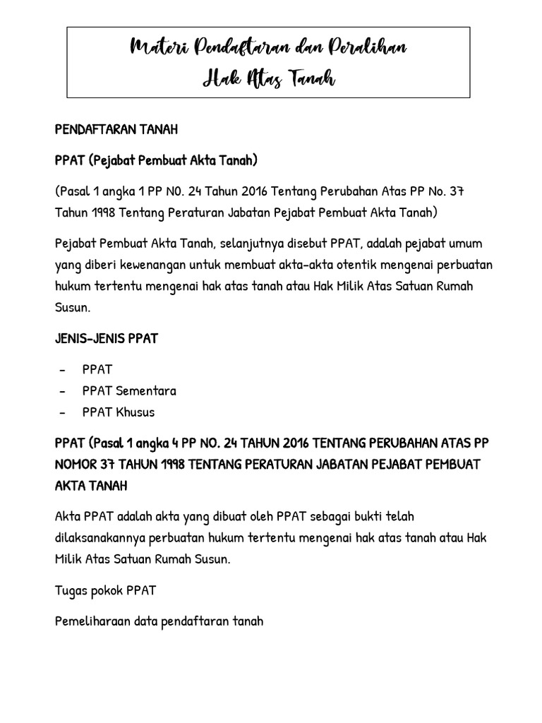 Materi Pphat Final Uas 2022 | PDF | Ilmu Sosial | Hukum