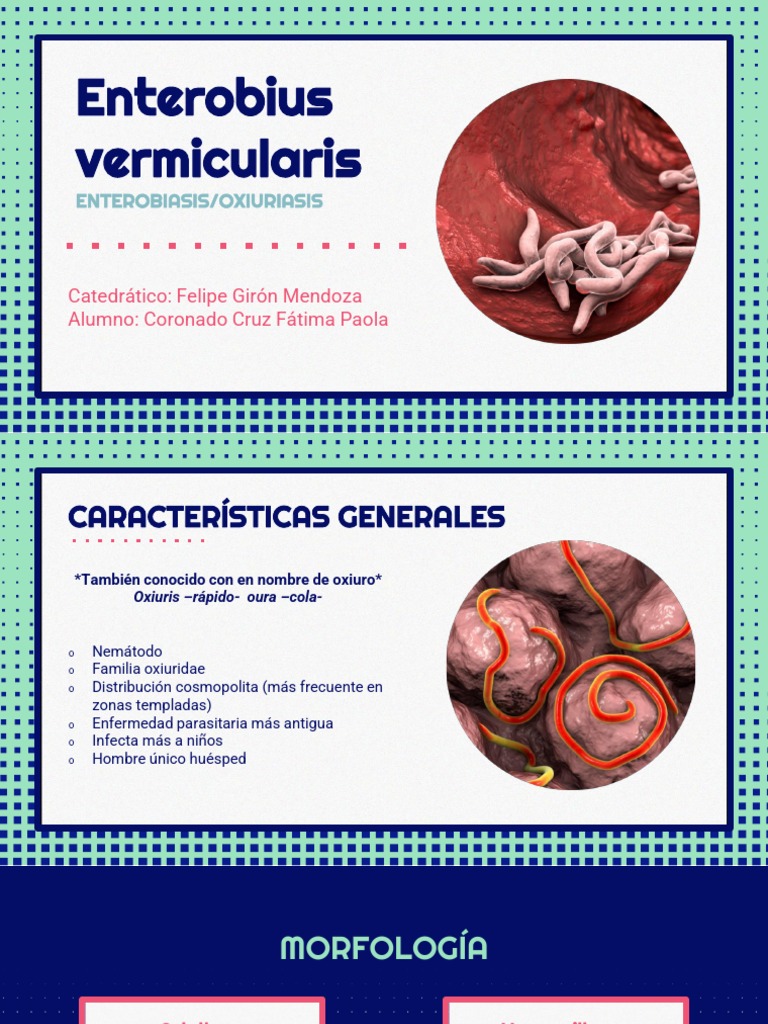 ENTEROBIASIS | PDF | Causas de la muerte | Especialidades Medicas