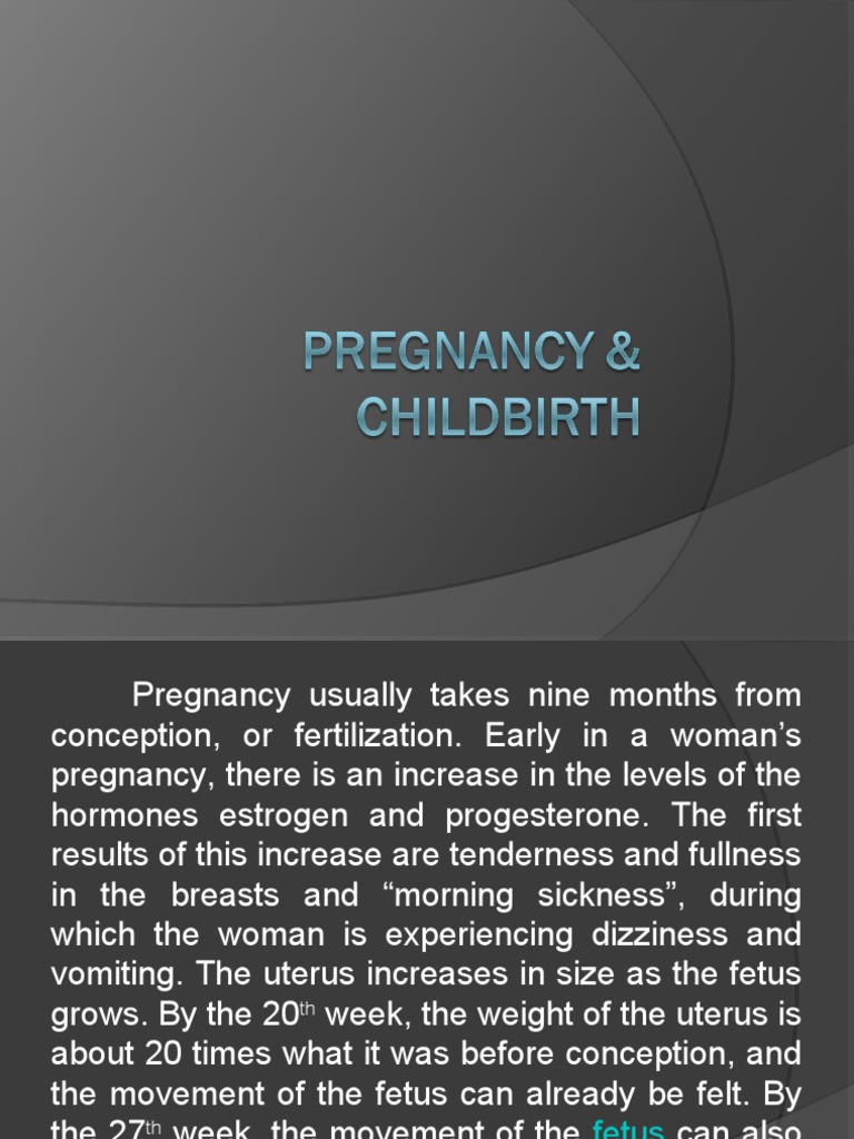 Pregnancy & Childbirth | PDF | Childbirth | Pregnancy