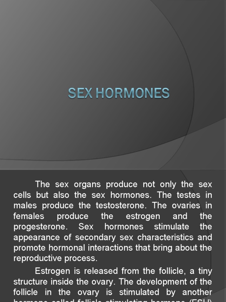 Sex Hormones | PDF | Ovary | Luteinizing Hormone