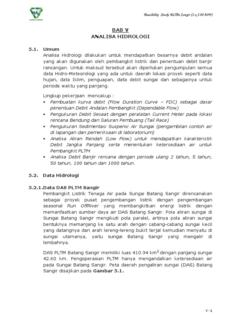 05 BAB 05 Analisa Hidrologi - Rev | PDF