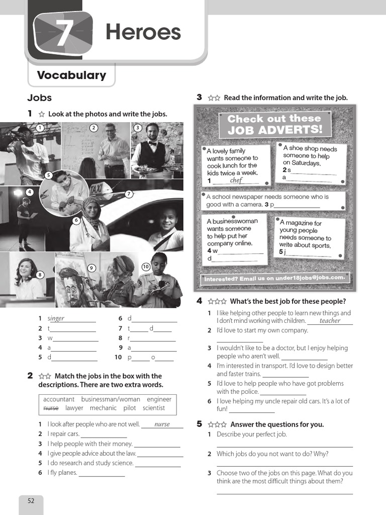 GetInvolved A2 Workbook Unit7 | PDF