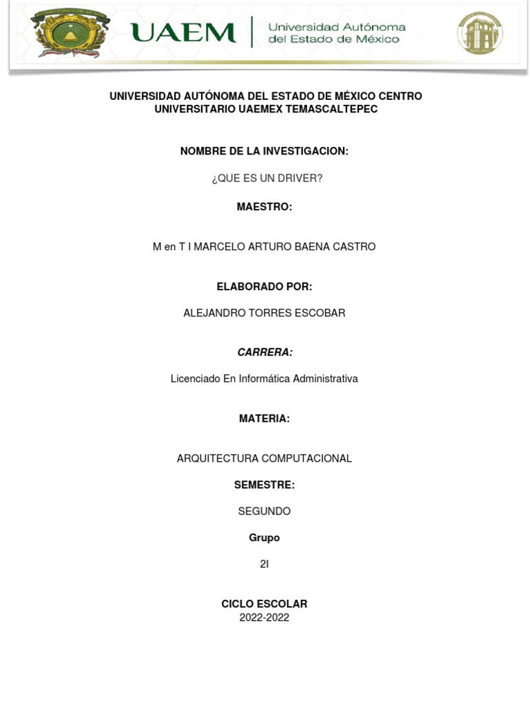 Que Es Un Driver | PDF | Hardware de la computadora | Sistema operativo