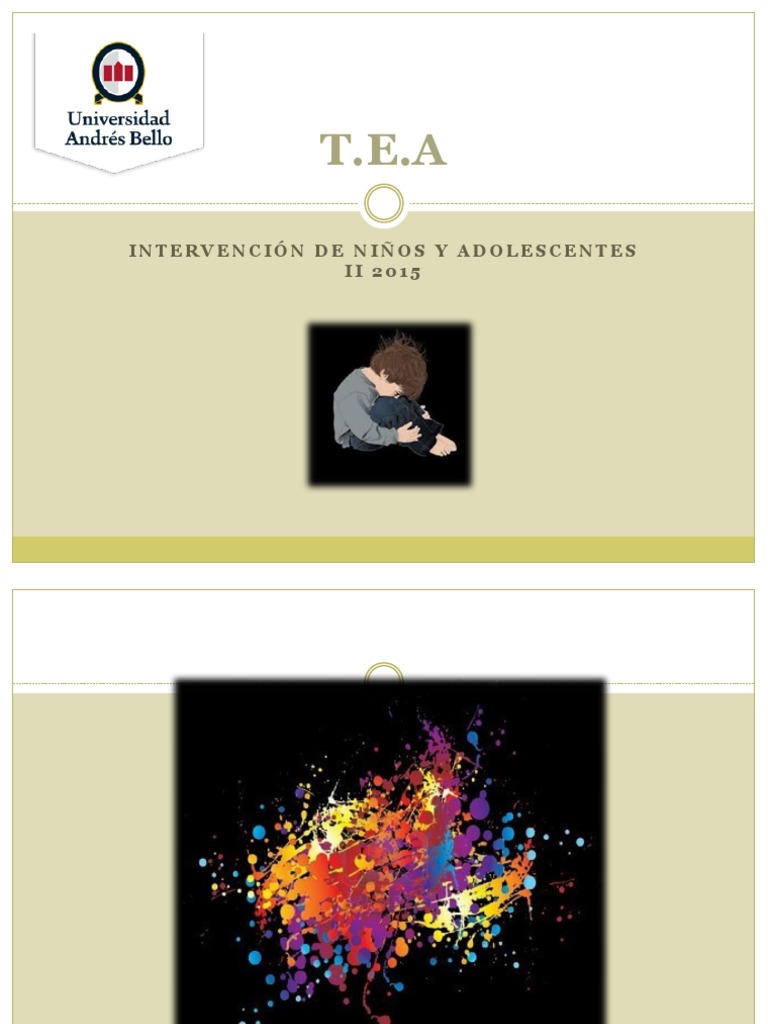 Comprendiendo el Espectro Autista: Una Descripción del Desarrollo y Manifestaciones del TEA a ...