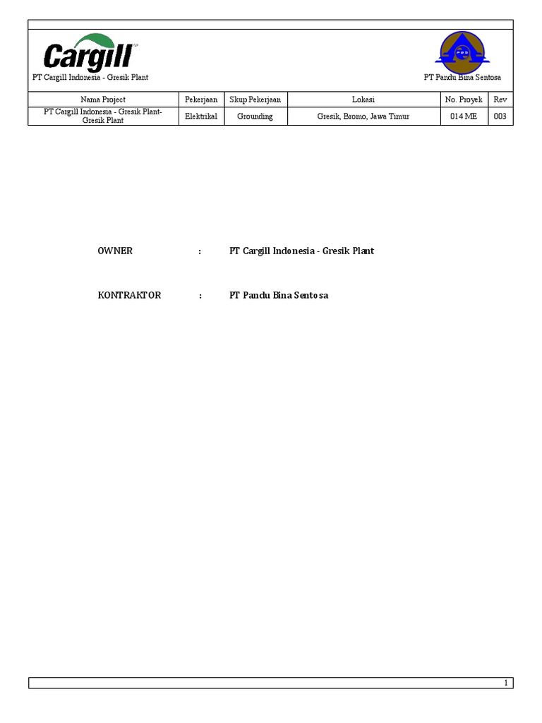 Cargill Gresik Grounding | PDF
