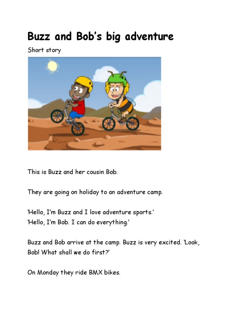 Buzz and Bob's Adventure Camp | PDF | Language Arts & Discipline | Home ...