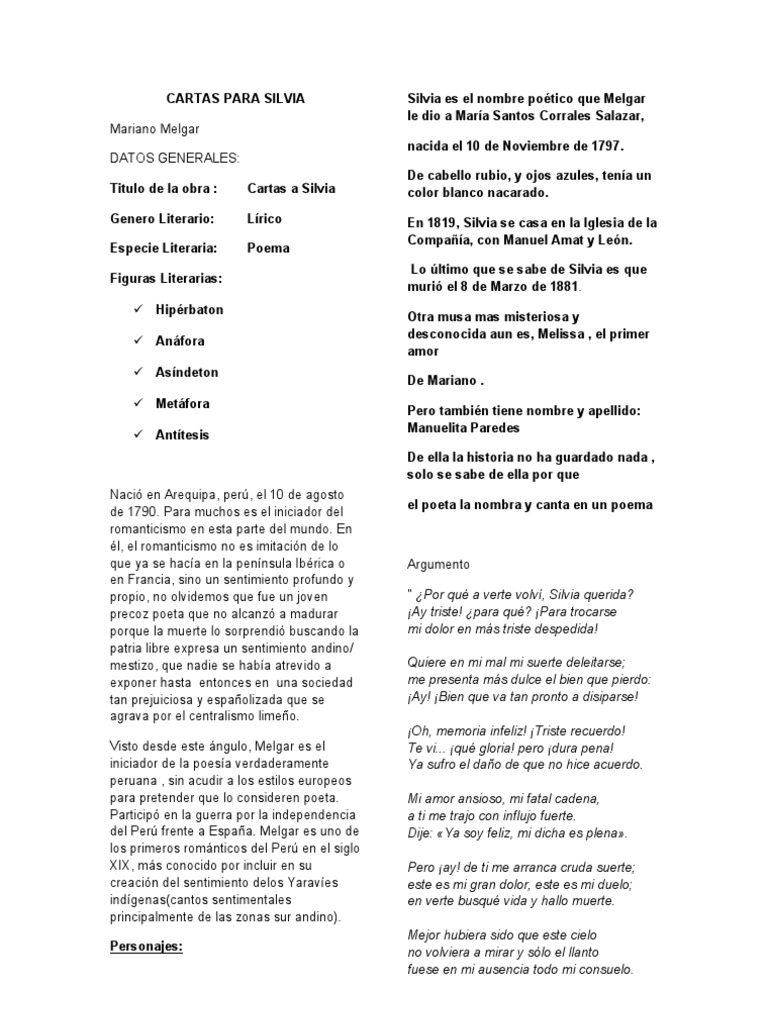 Cartas para Silvia | PDF