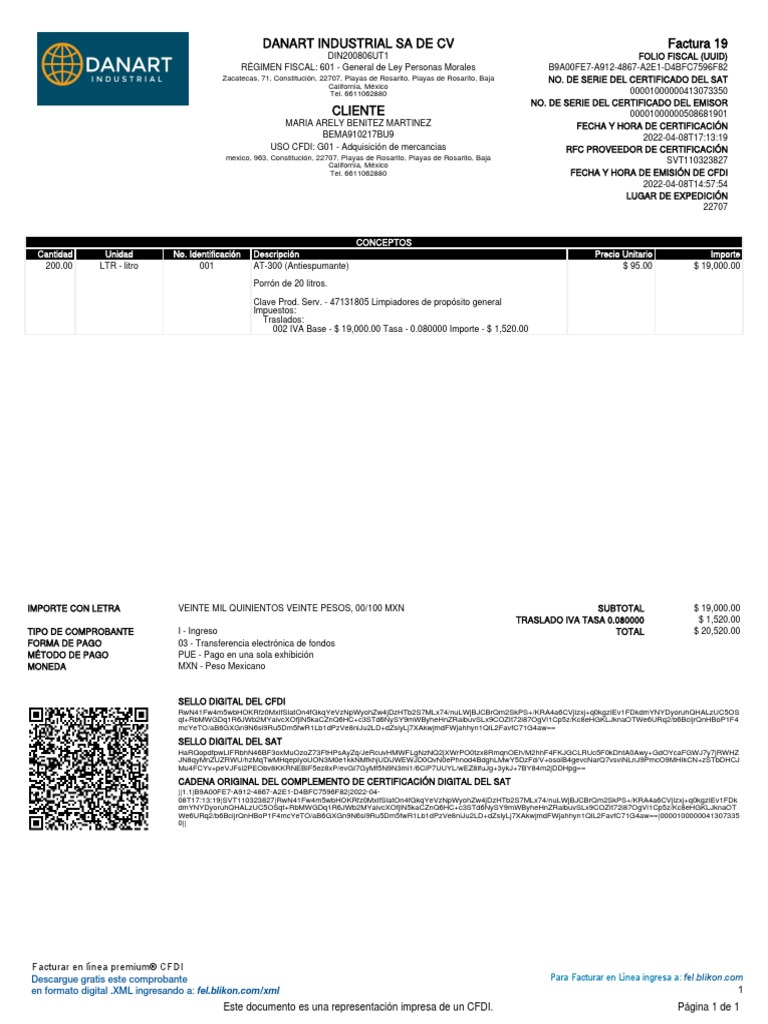 F-19 Maria Arely Benitez | PDF | Economias | Pagos