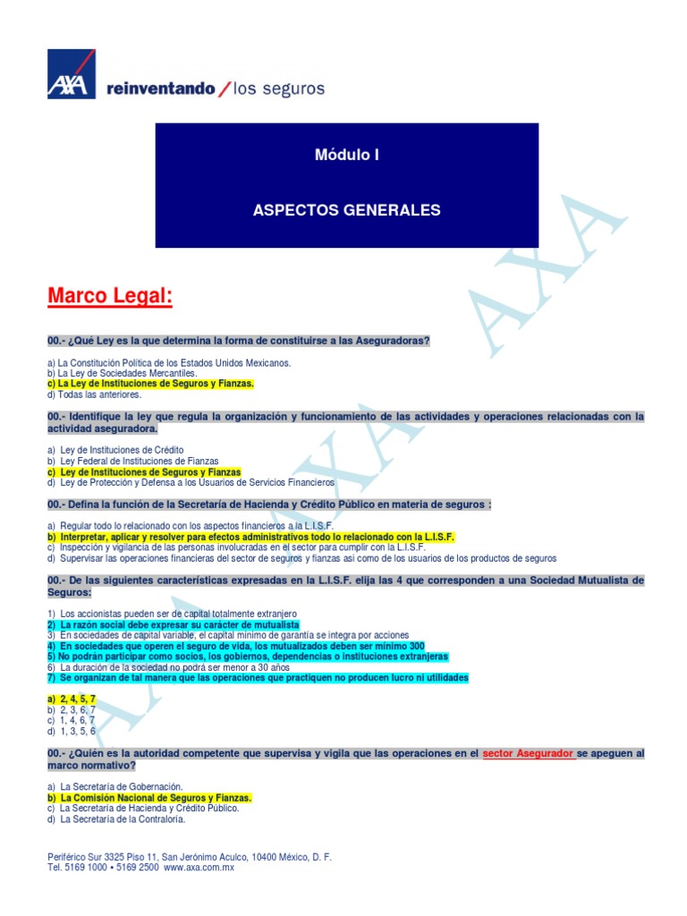 Cédula A Guía Módulo AG (18610) | PDF | Póliza de seguros | Seguro