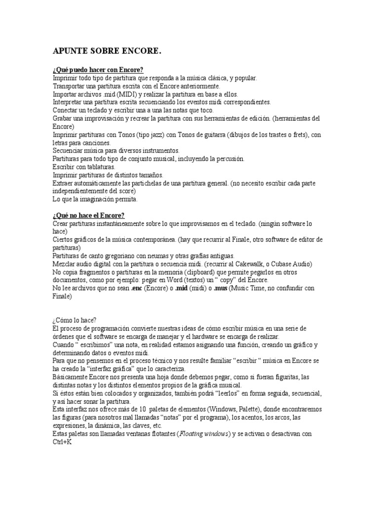 Apunte 4 | PDF | Partituras | Clave