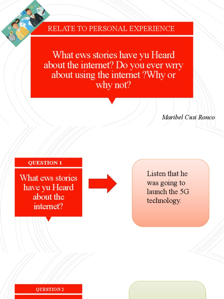 Relate To Personal Experience | Download Free PDF | Internet ...