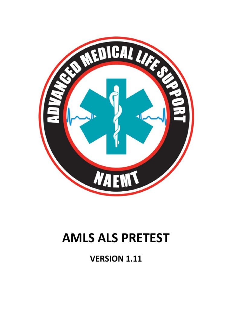Amls Als Pretest Version 1.11 | PDF | Shock (Circulatory) | Nausea
