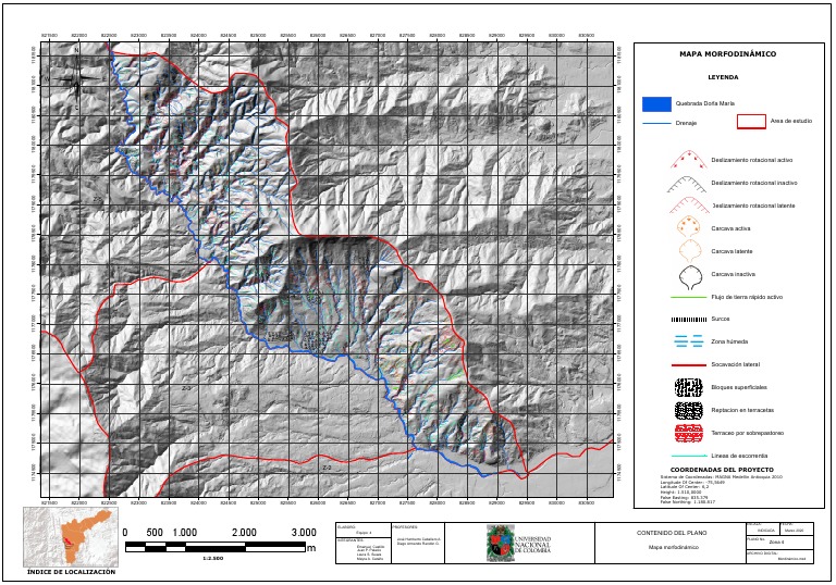 Mapa Morfodinamico CORREGIDOFINAL4 | PDF | Ciencias de la Tierra ...