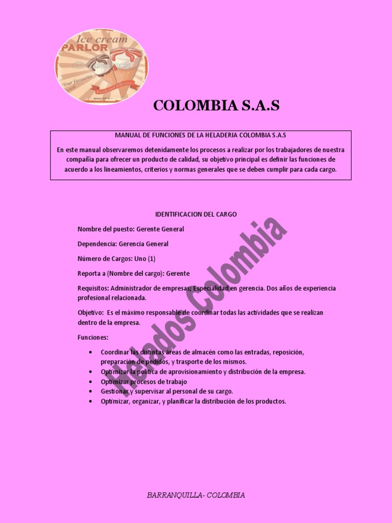 Heladeria S.A | PDF | Logística | Calidad (comercial)