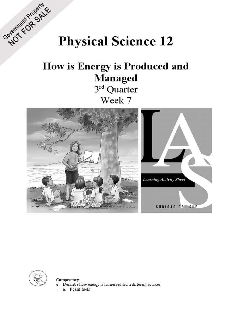 LAS Physical-Science Week-7 | PDF | Power Station | Renewable Energy