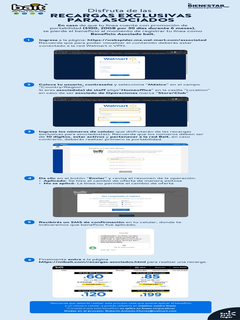 Recargas Exclusivas para Asociados Bait | PDF | Informática | Software