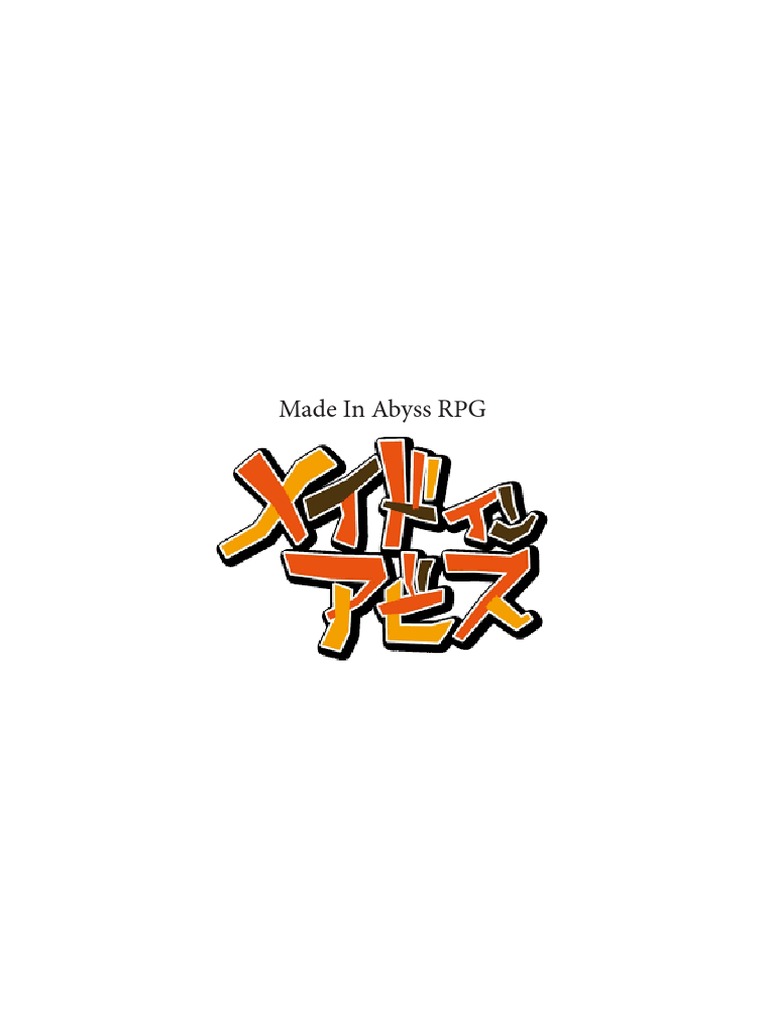 Made in Abyss RPG | PDF | Humano | Morte