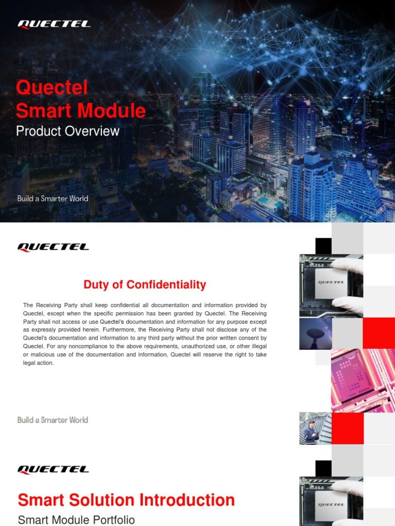 Quectel Smart Module Product Overview V4.0 | PDF | System On A Chip ...