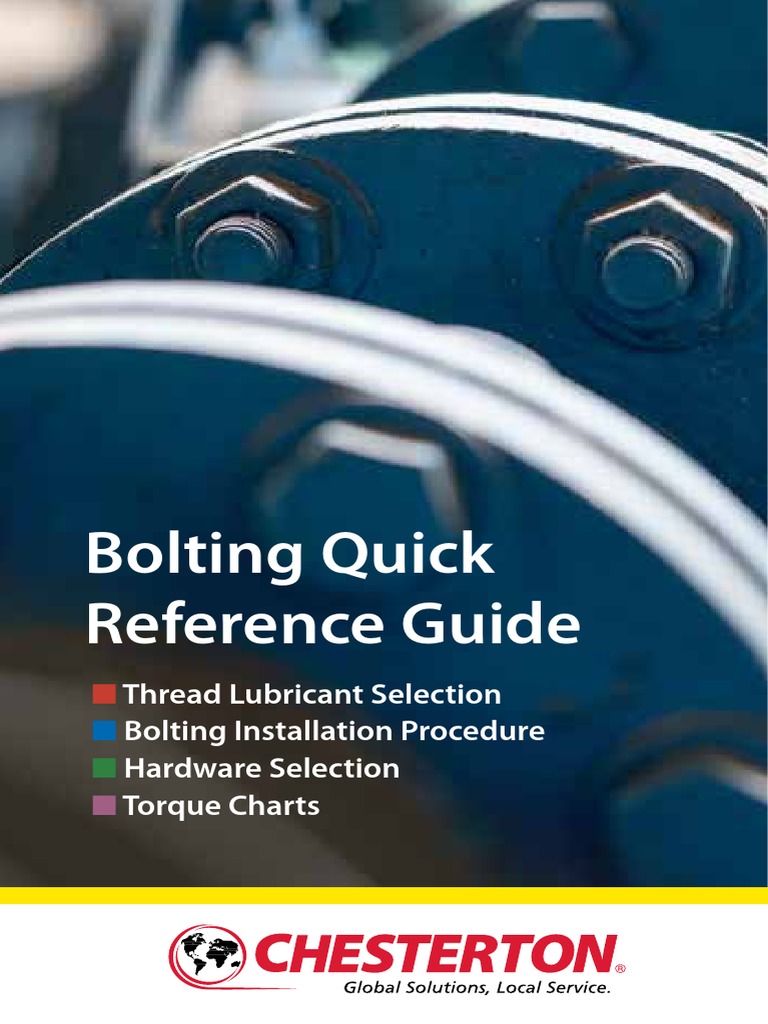 EN36492 Bolting Quick Reference Guide | PDF | Screw | Lubricant