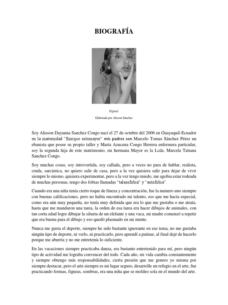 Biografíaa - Etapas de Vida | PDF | Creatividad | Amor