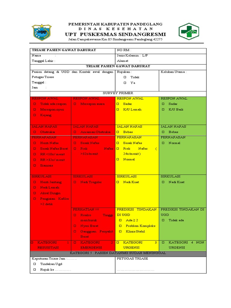 Triase Pasien Gawat Darurat | PDF