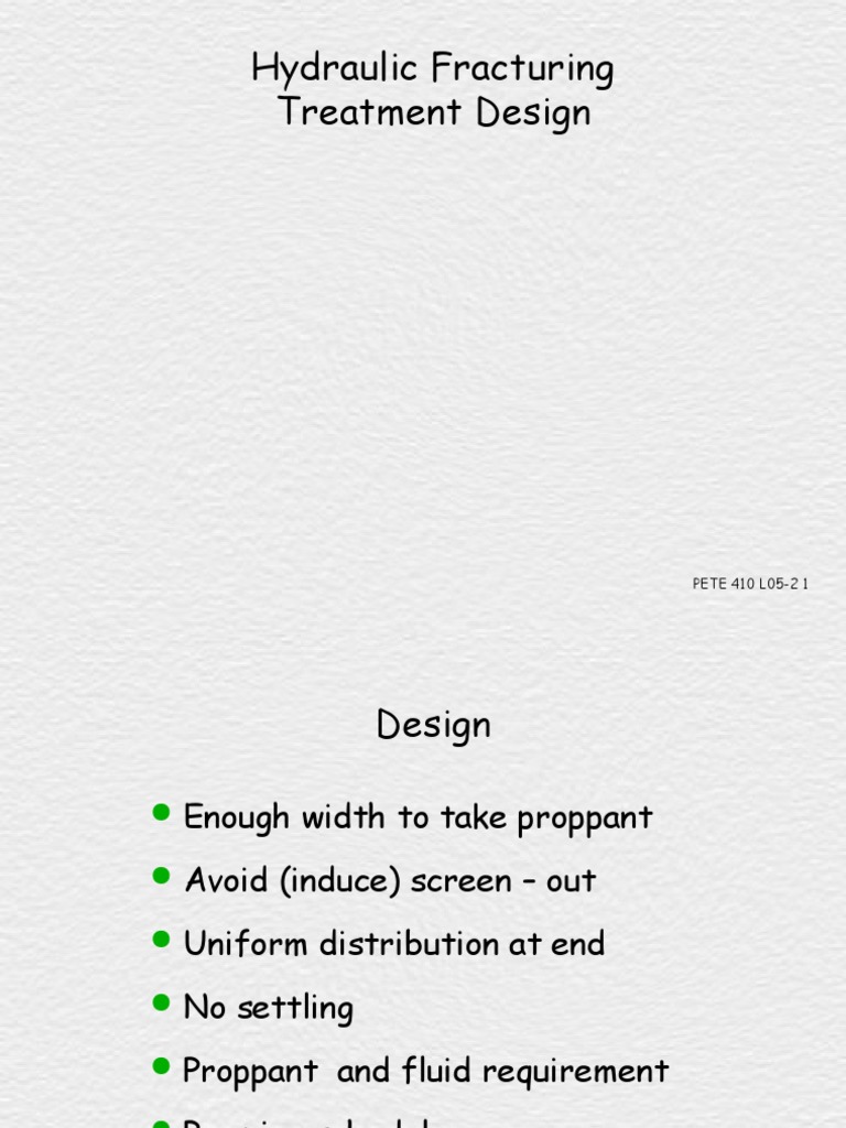 09 - 1 (Hydraulic Fracturing-Treatment Design) | PDF | Power Law ...