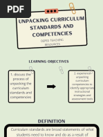 Unpacking Curriculum Standards | PDF | Competence (Human Resources ...