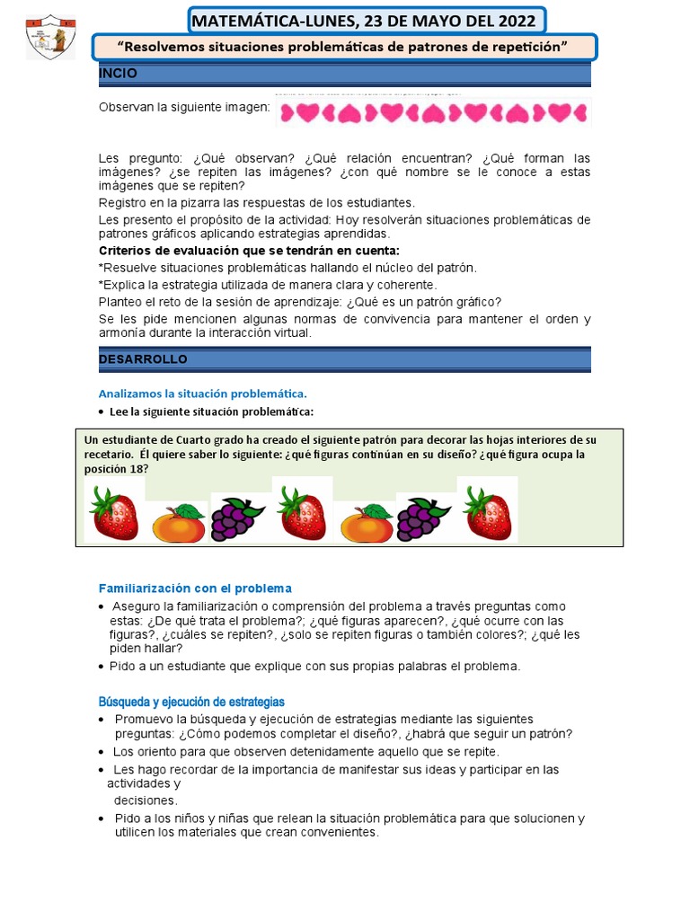 Actividad Niños Word Corregida Mate-23 de Mayo | PDF | Cognición | Ciencia cognitiva