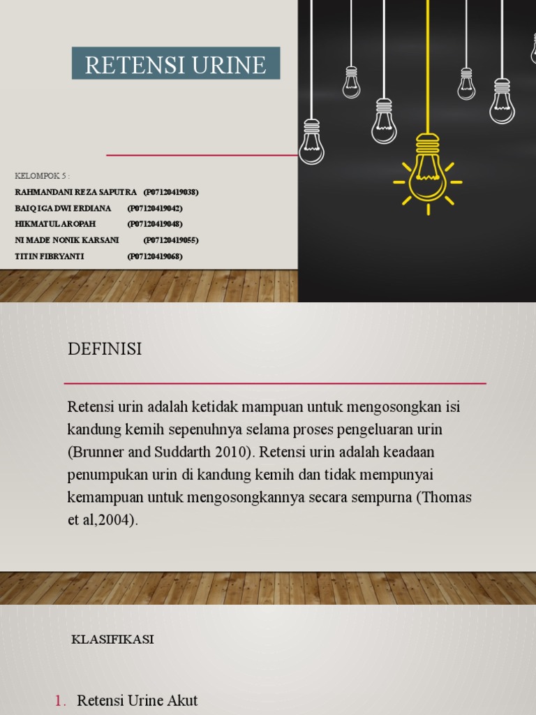 Retensi Urine | PDF