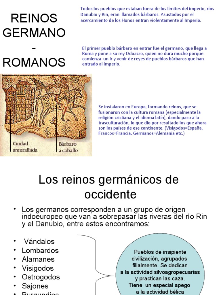 Reinos Germano - Romanos | PDF | Francos | Pueblos germánicos