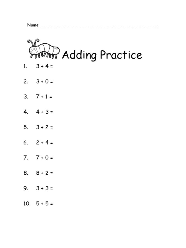 Caterpillar and Butterfly Adding | PDF | Career & Growth | Teaching ...