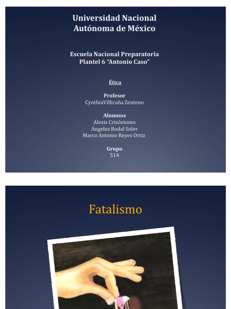 Fatalismo | PDF