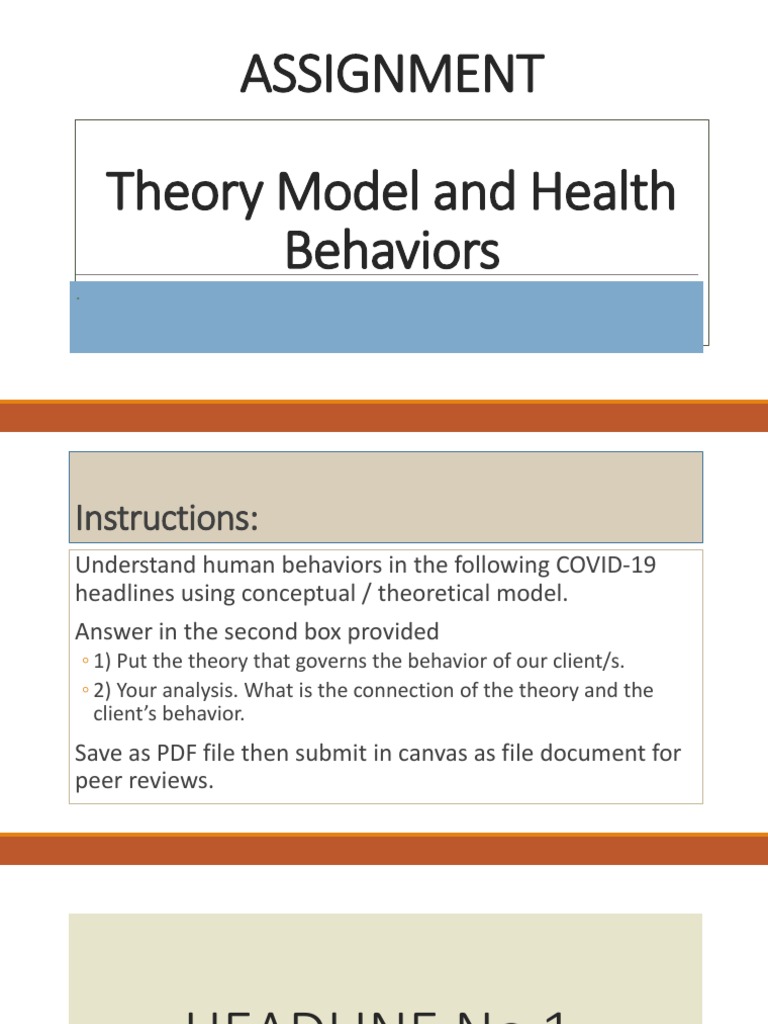 COVID-19 Health Behavior Theories Analysis | PDF | Behavior | Theory