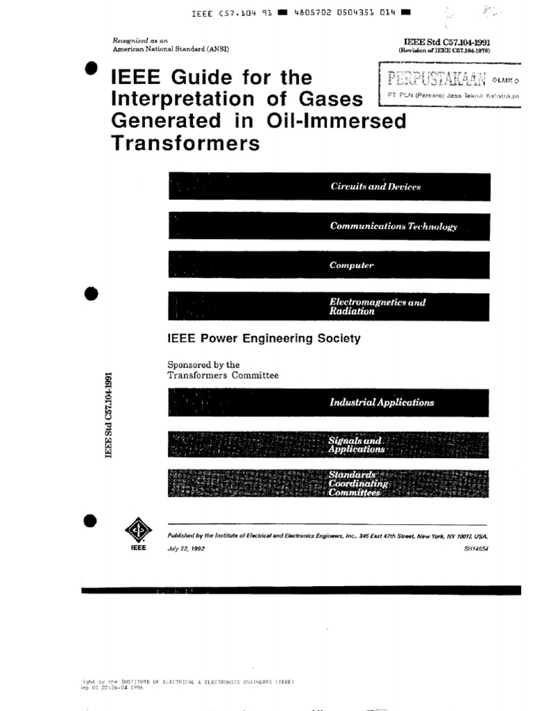 IEEE C.57.104-1991-Standar DGA | PDF