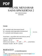 Jawapan Sains Proses Skill | PDF