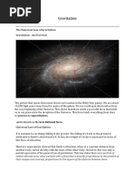 Gravity Lecture Notes | PDF | Gravity | Orbit