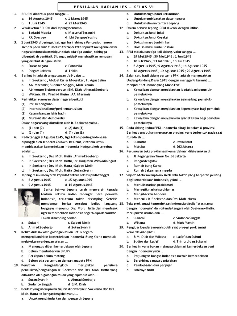 Uh Ips - Proklamasi Kemerdekaan | PDF