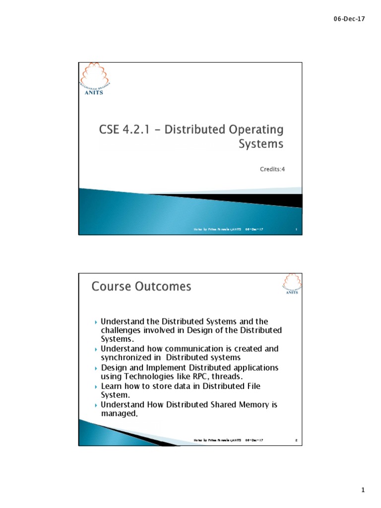 Introduction To Distributed Operating Systems | PDF | Kernel (Operating ... Introduction To Distributed Operating Systems | PDF | Kernel (Operating ...