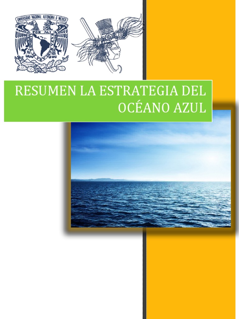 Resumen de la Estrategia del Océano Azul | PDF | Precios | Mercado ...