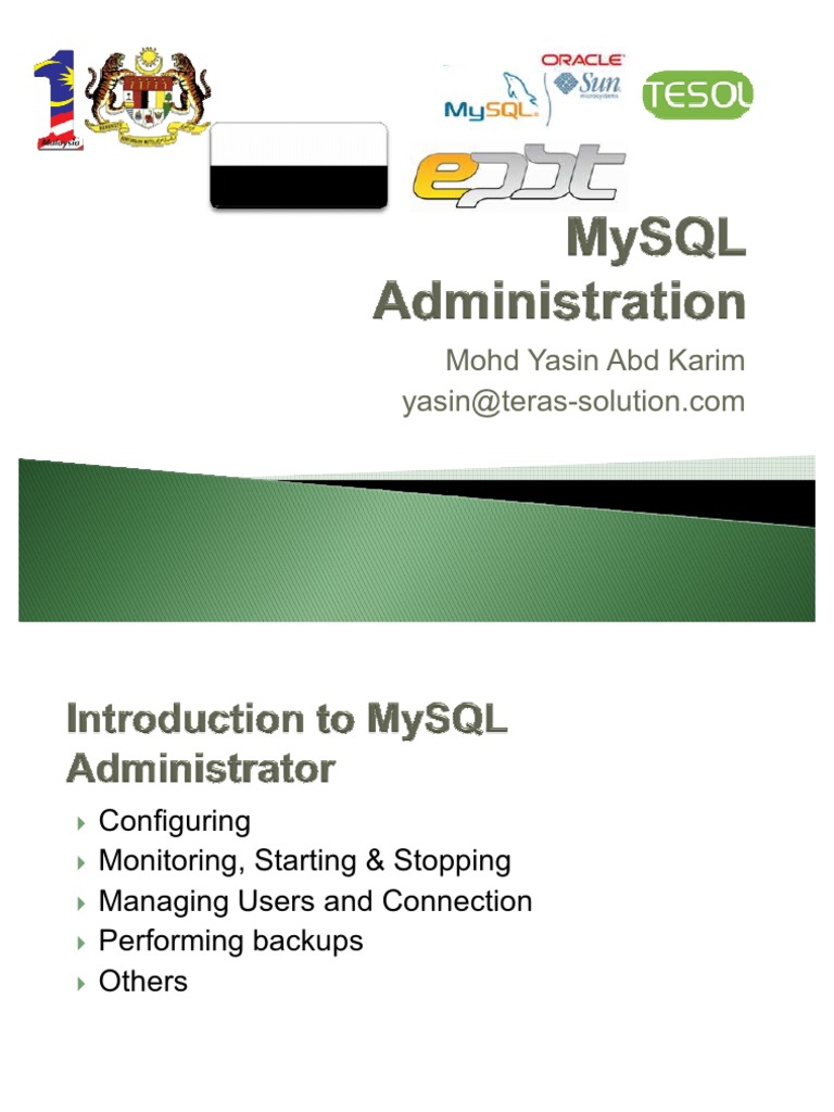 MySQL Administration | PDF
