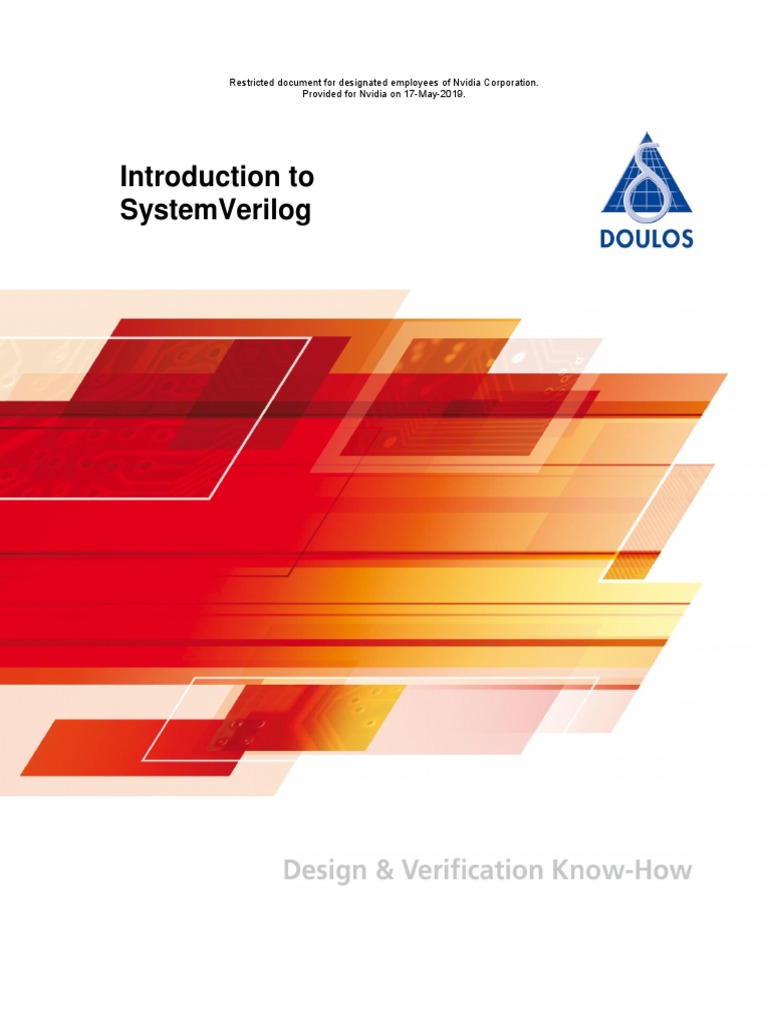 Intro To SystemVerilog | PDF | Vhdl | Information Age
